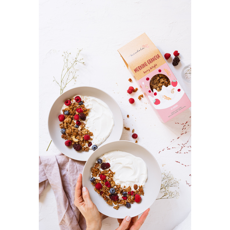 Berry delight granola - egészséges, finom és ropogós reggeli