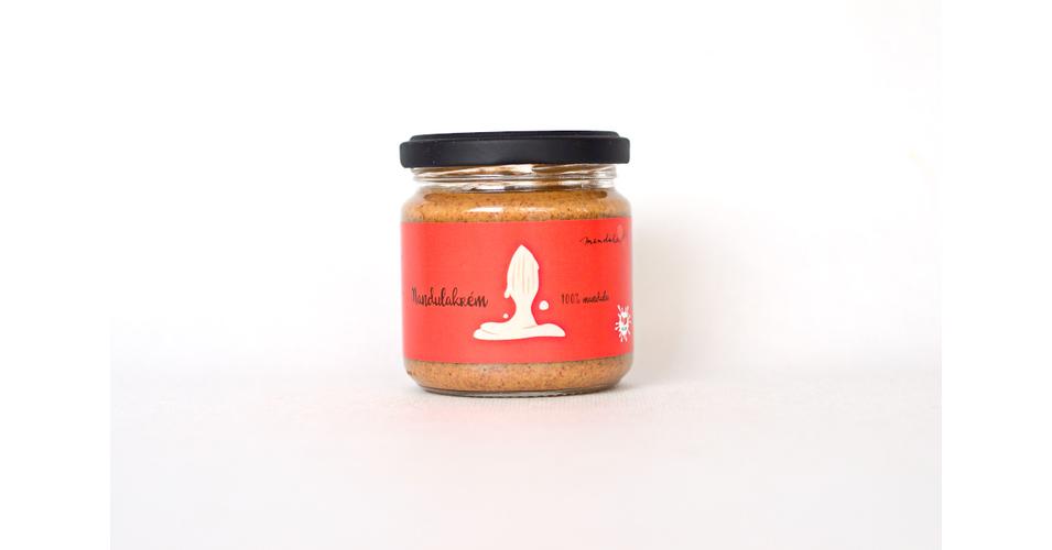 Mandulakrém - 100% mandula - Mendula - egészséges reggeli